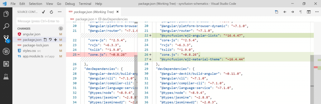 Schematics for Syncfusion Angular UI Components| Syncfusion Blogs