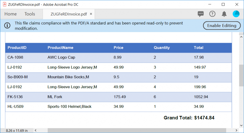 Create ZUGFeRD-Compliant PDF Invoice in C# | Syncfusion Blogs