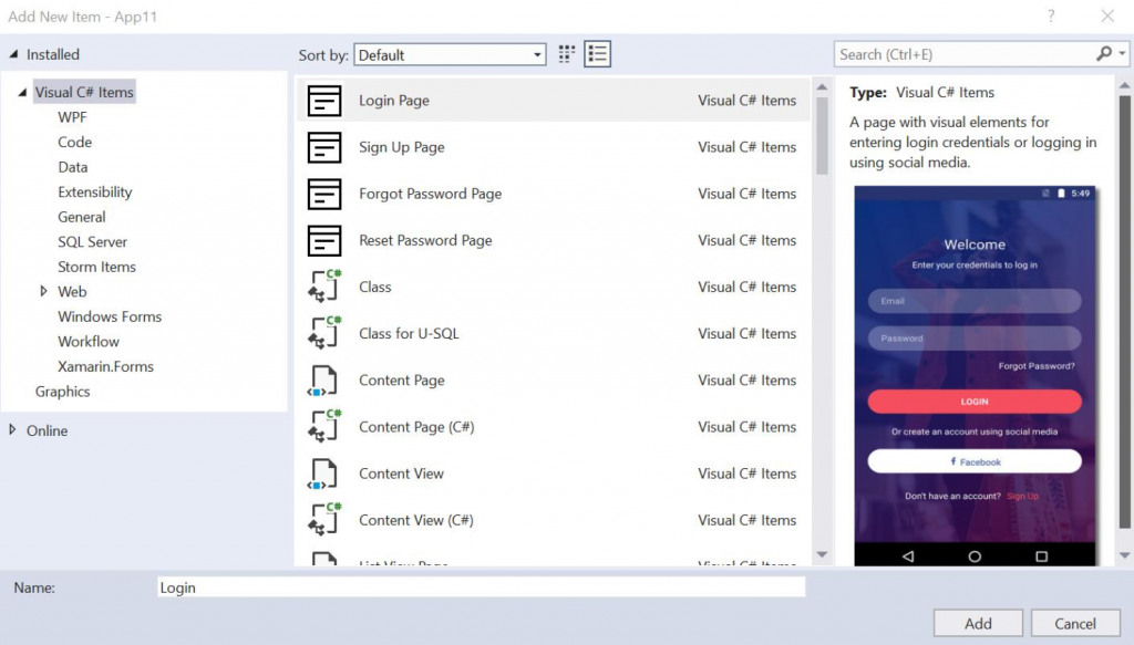 Introducing UI Templates for Xamarin.Forms | Syncfusion Blogs