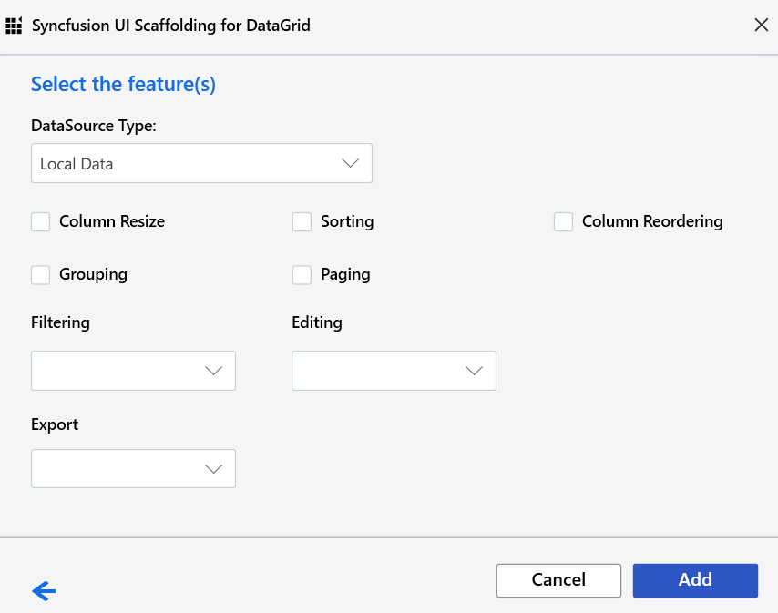 Scaffolding Controls In Aspnet Mvc Syncfusion Blogs