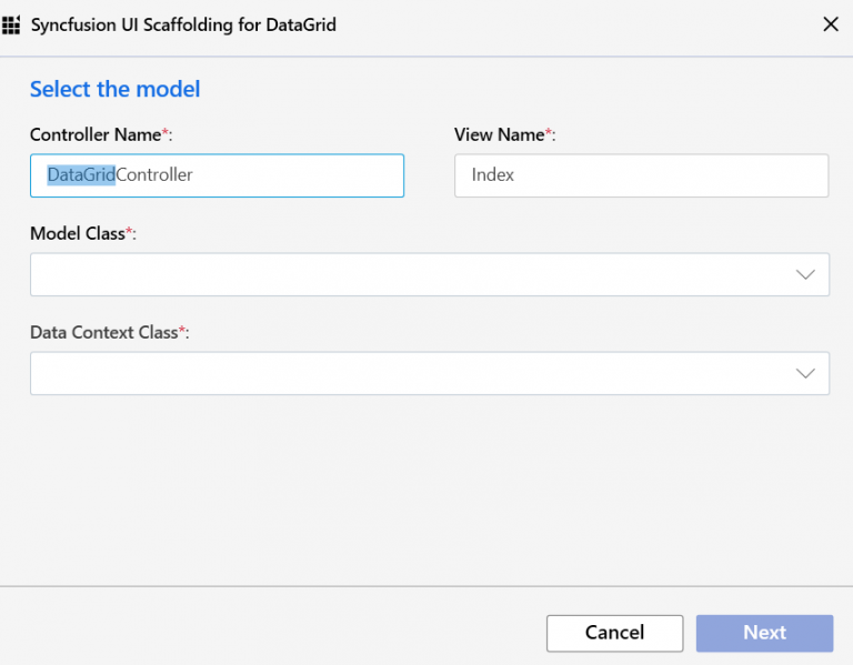 Scaffolding Controls In Aspnet Mvc Syncfusion Blogs 2717