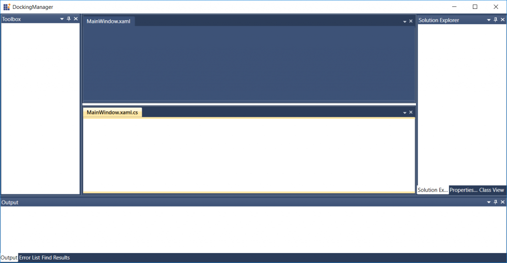 Create Visual Studio-like Docking Windows in WPF | Syncfusion Blogs