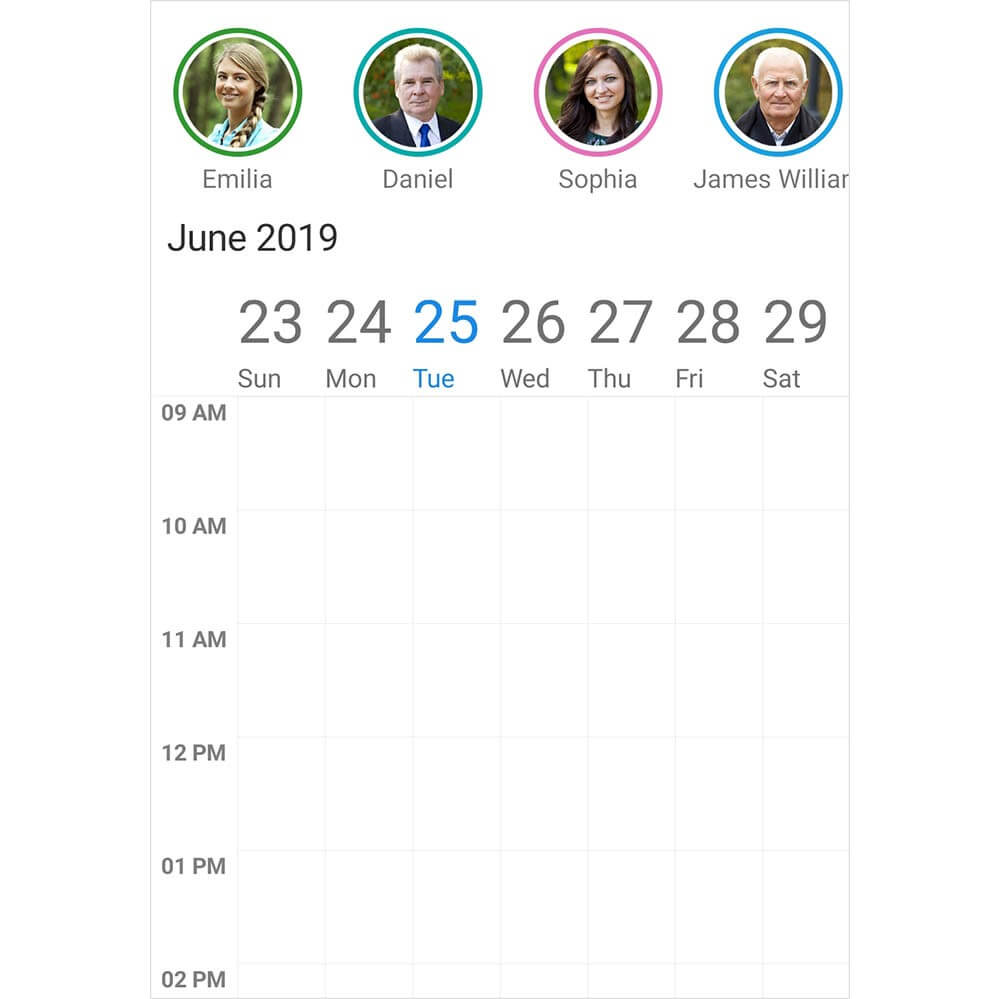 Introducing Resource View in Xamarin.Forms Scheduler | Syncfusion Blogs