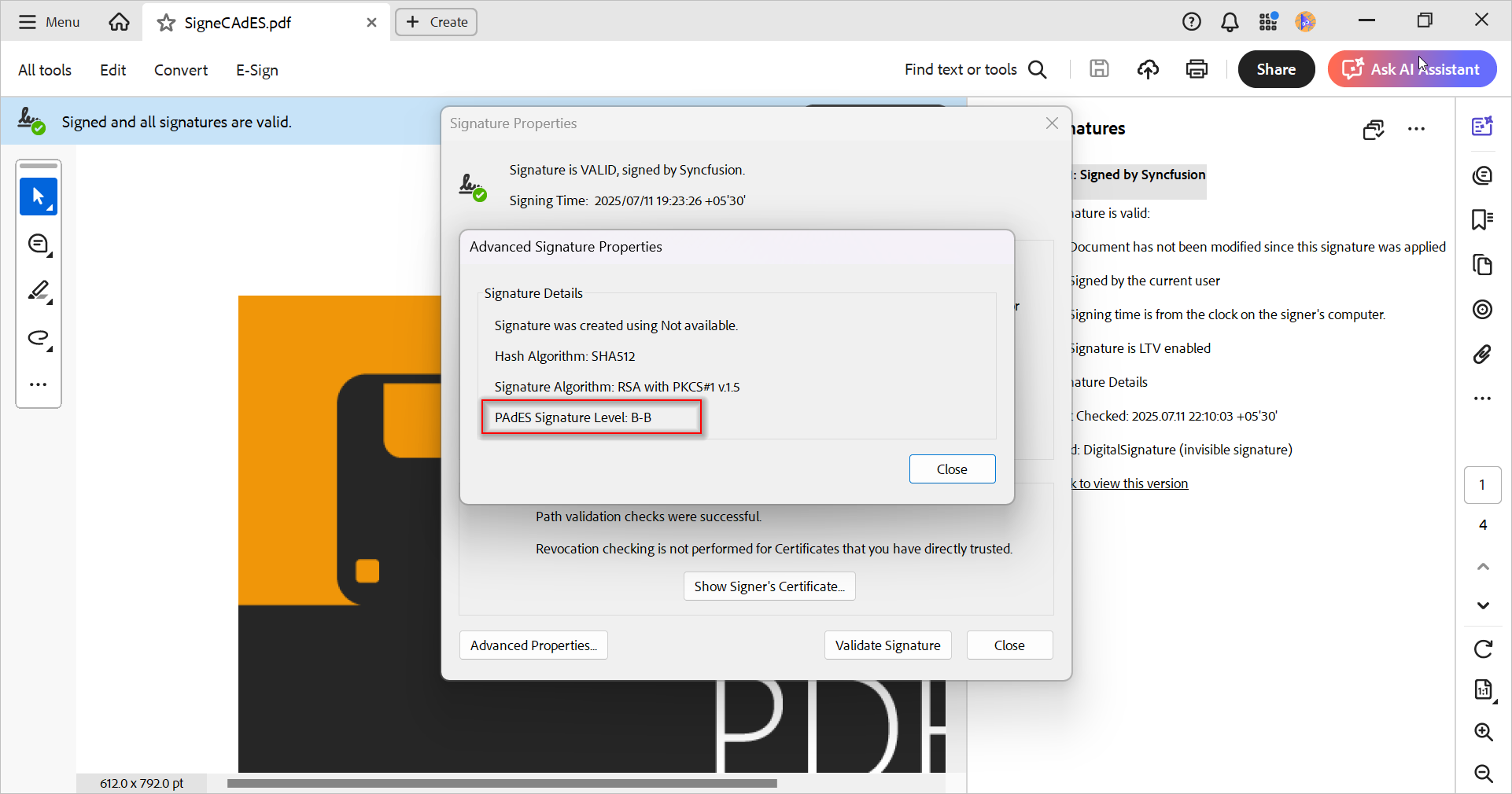 How to Digitally Sign and Verify PDF Signatures in C# | Syncfusion Blogs