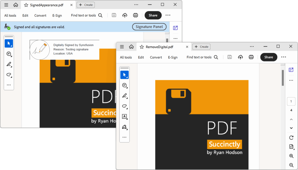 How to Digitally Sign and Verify PDF Signatures in C# | Syncfusion Blogs