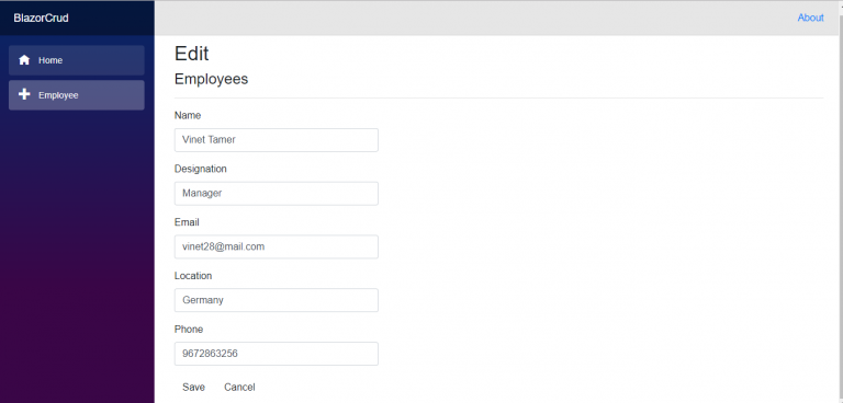 How to Perform CRUD Operations Using Blazor Preview 9 and Entity Framework Core 3.0 | Syncfusion ...