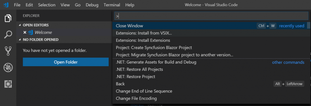 Syncfusion Blazor Extension Now Available for Visual Studio Code | Syncfusion Blogs