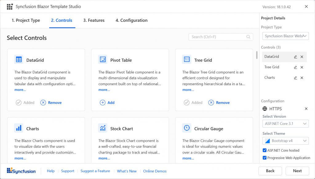 Easily Create Blazor Projects Using Syncfusion Blazor Template Studio ...