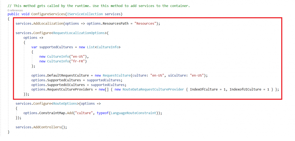 How to Use Localization in an ASP.NET Core Web API