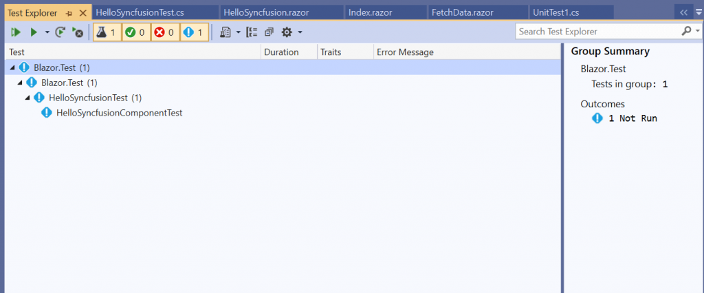 bUnit for Blazor and How to Integrate it in Azure Pipeline | Syncfusion Blogs