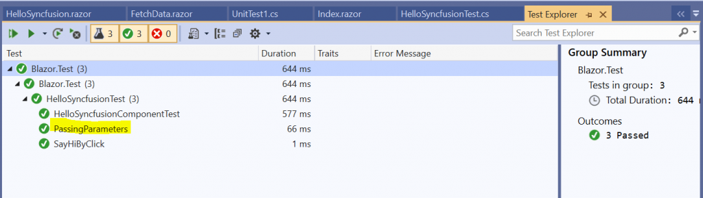 bUnit for Blazor and How to Integrate it in Azure Pipeline | Syncfusion ...