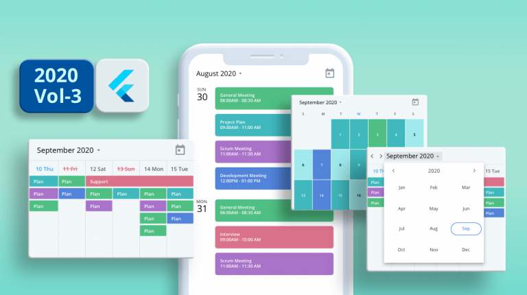 What’s New in 2020 Volume 3: Flutter Event Calendar | Syncfusion Blogs