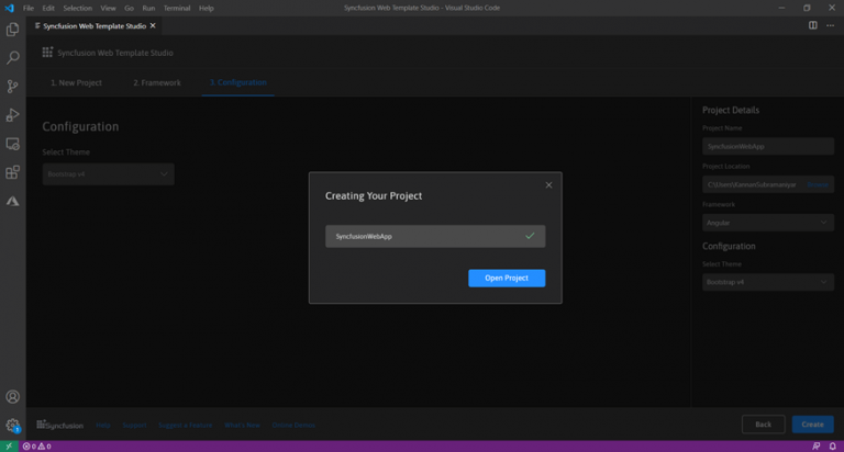 Introducing the Syncfusion Web Projects Template for Visual Studio Code | Syncfusion Blogs
