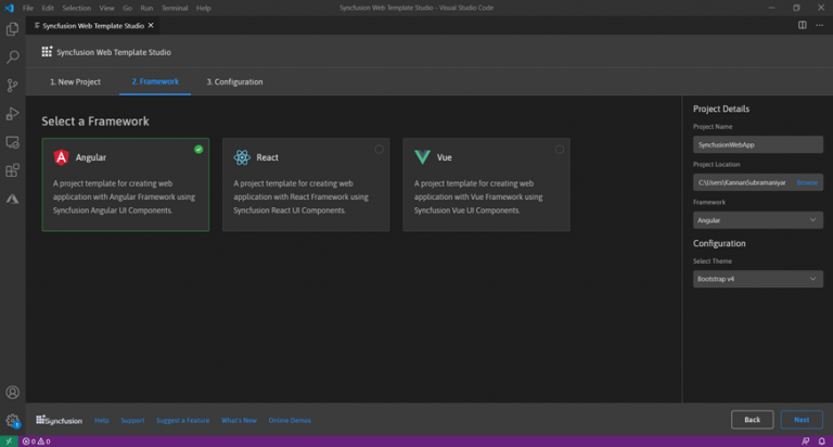 Introducing the Syncfusion Web Projects Template for Visual Studio Code | Syncfusion Blogs