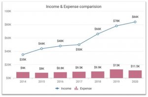 7 Best Flutter Charts for Visualizing Income and Expenditure