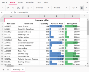 Formatting Essential JavaScript Spreadsheet: Conditional Formatting