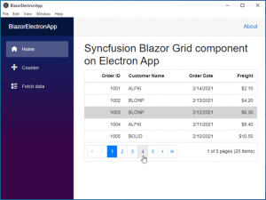Exploring Syncfusion Blazor Components on Cross-Platform Desktop Apps Using Electron ...