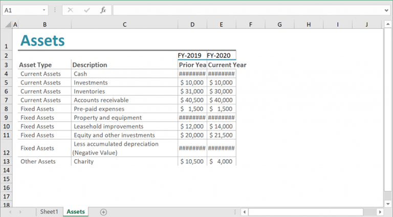 How to Create a Balance Sheet Using Flutter Excel Library