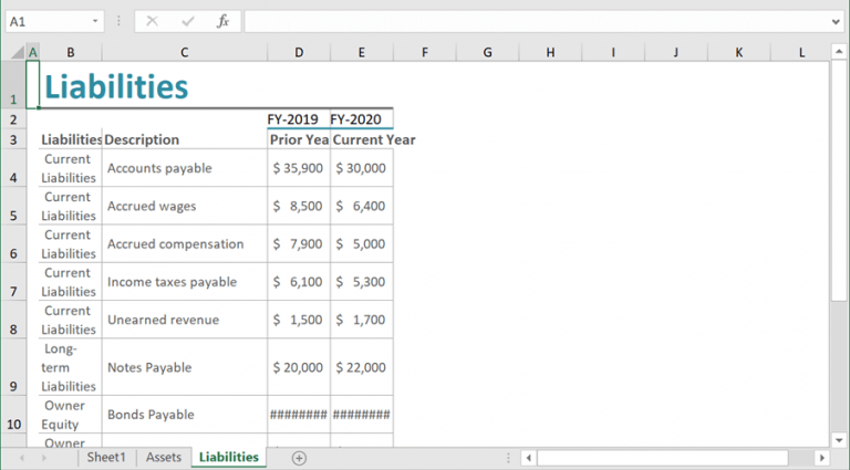 How to Create a Balance Sheet Using Flutter Excel Library