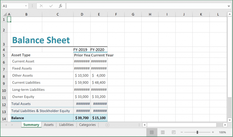 How to Create a Balance Sheet Using Flutter Excel Library