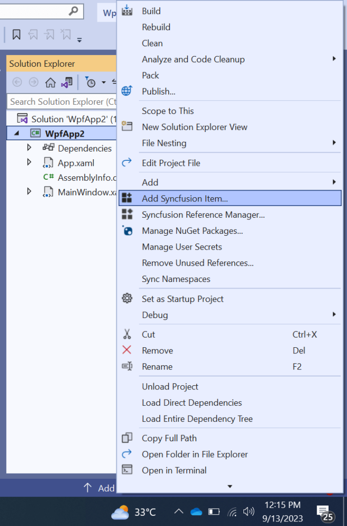 Introducing WPF Item Template Support for Visual Studio