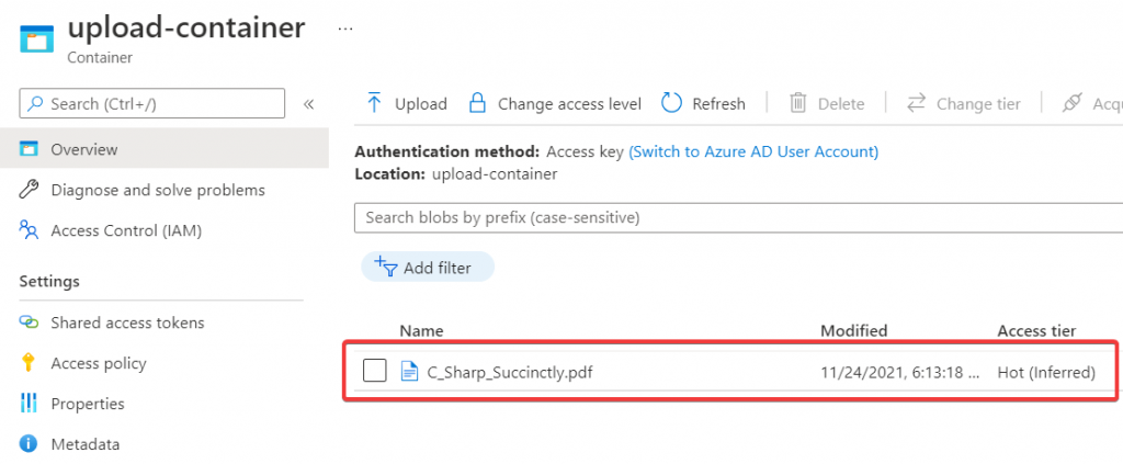 Simple Steps to Upload Files to Azure Blob Storage in Blazor App