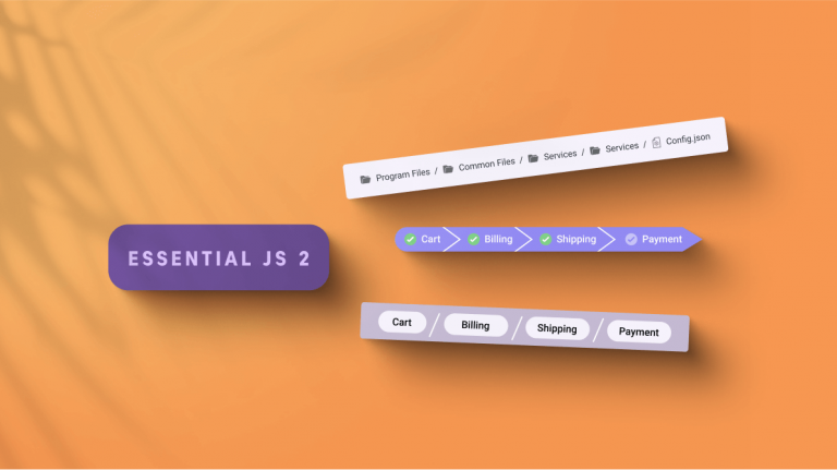 Introducing JavaScript Breadcrumb Control in Essential JS 2 | Syncfusion Blogs