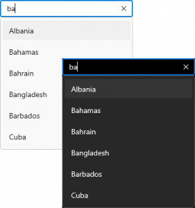 Introducing the New WinUI 3 AutoComplete Control | Syncfusion Blogs