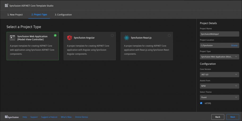 Introducing Syncfusion ASP.NET Core Template Studio for Visual Studio Code
