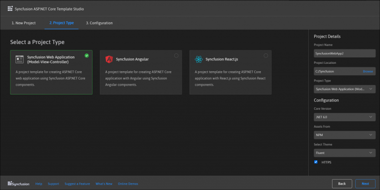 Introducing Syncfusion ASP.NET Core Template Studio for Visual Studio Code