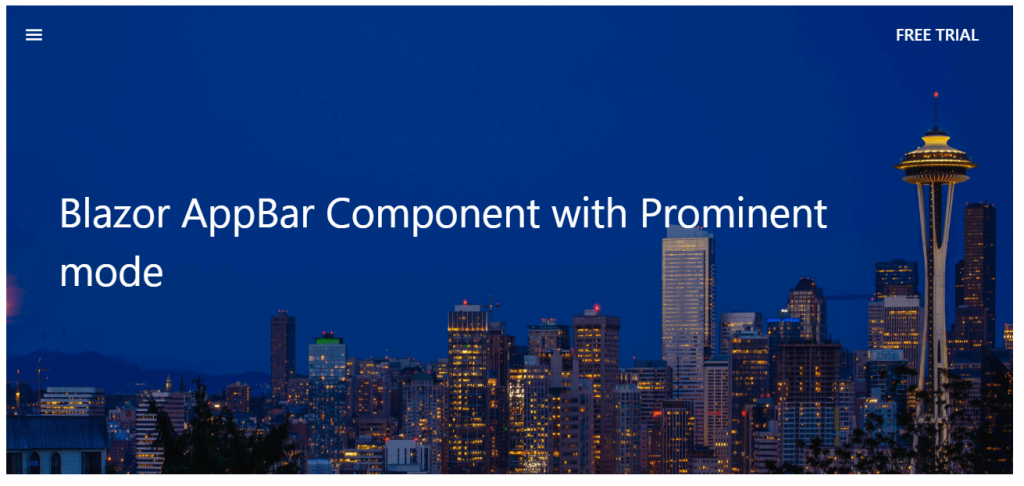 Introducing the New Blazor AppBar Component | Syncfusion Blogs