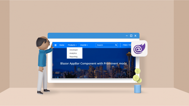 Introducing the New Blazor AppBar Component | Syncfusion Blogs