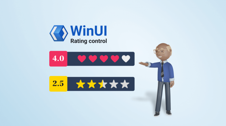 Introducing the New WinUI Rating Control | Syncfusion Blogs