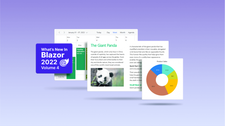 What's New in Syncfusion Blazor: 2022 Volume 4 | Syncfusion Blogs