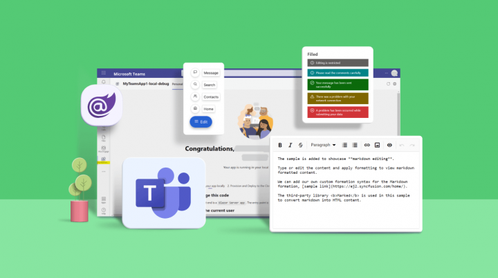 Building An Application For Microsoft Teams With Blazor Syncfusion Blogs