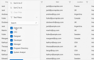 Experience Seamless Excel-Like Filtering in WinUI DataGrid