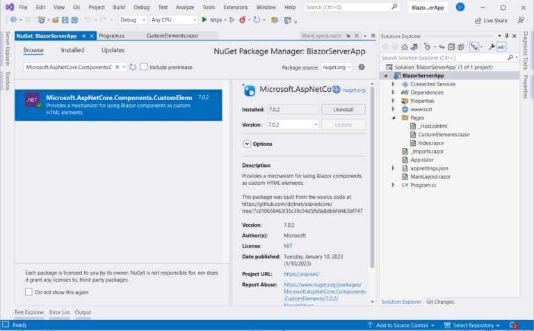 Easily Integrate Blazor Components into Any SPA Framework as Custom Elements