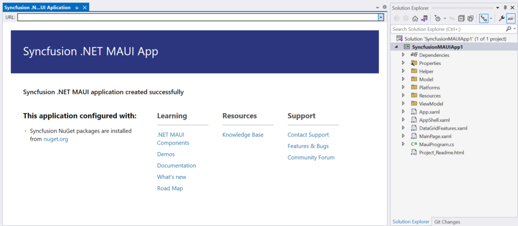 Streamline MAUI Projects with the Syncfusion .NET MAUI Template Studio