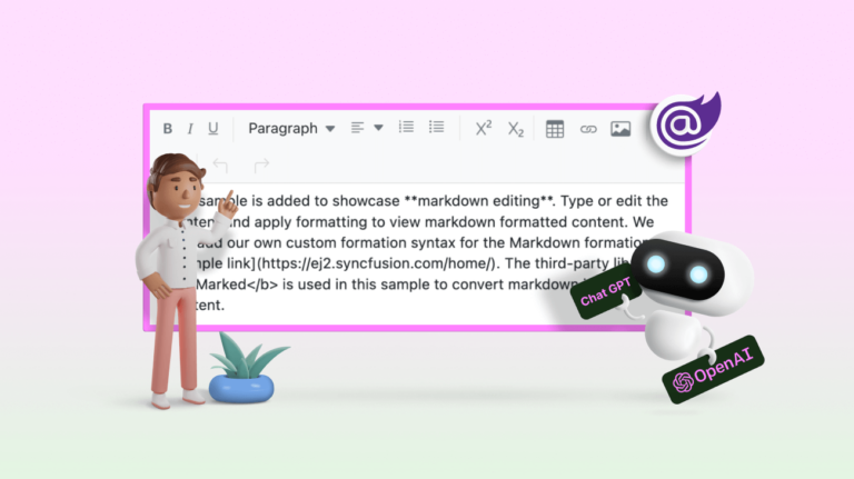 Blazor AI Integration: How to Use OpenAI (ChatGPT) in Syncfusion Rich Text Editor | Syncfusion Blogs