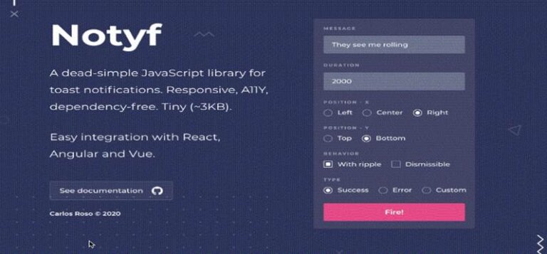 Top 8 JavaScript Notification Libraries for User Alerts and Feedback — #5 Might Surprise You ...