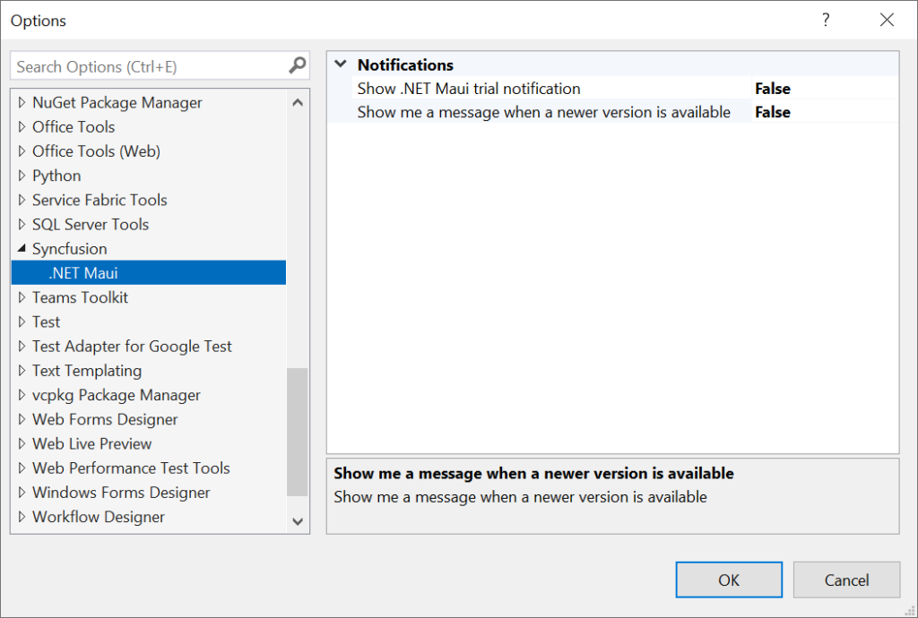 Introducing Syncfusion Notification Support for Visual Studio