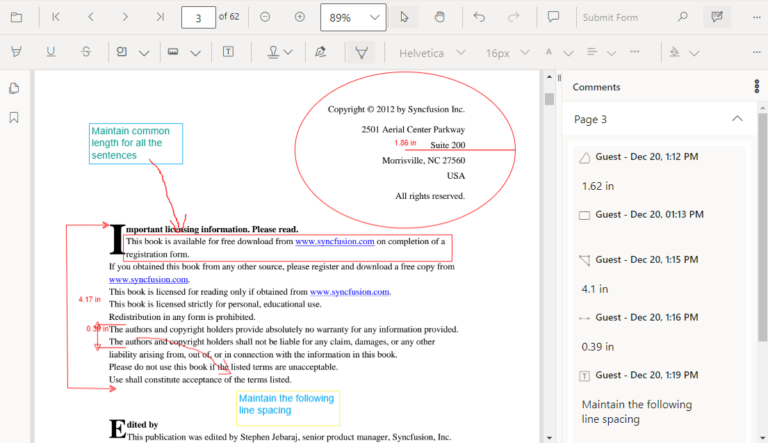 Exploring the Richness of Annotation Types in Blazor PDF Viewer