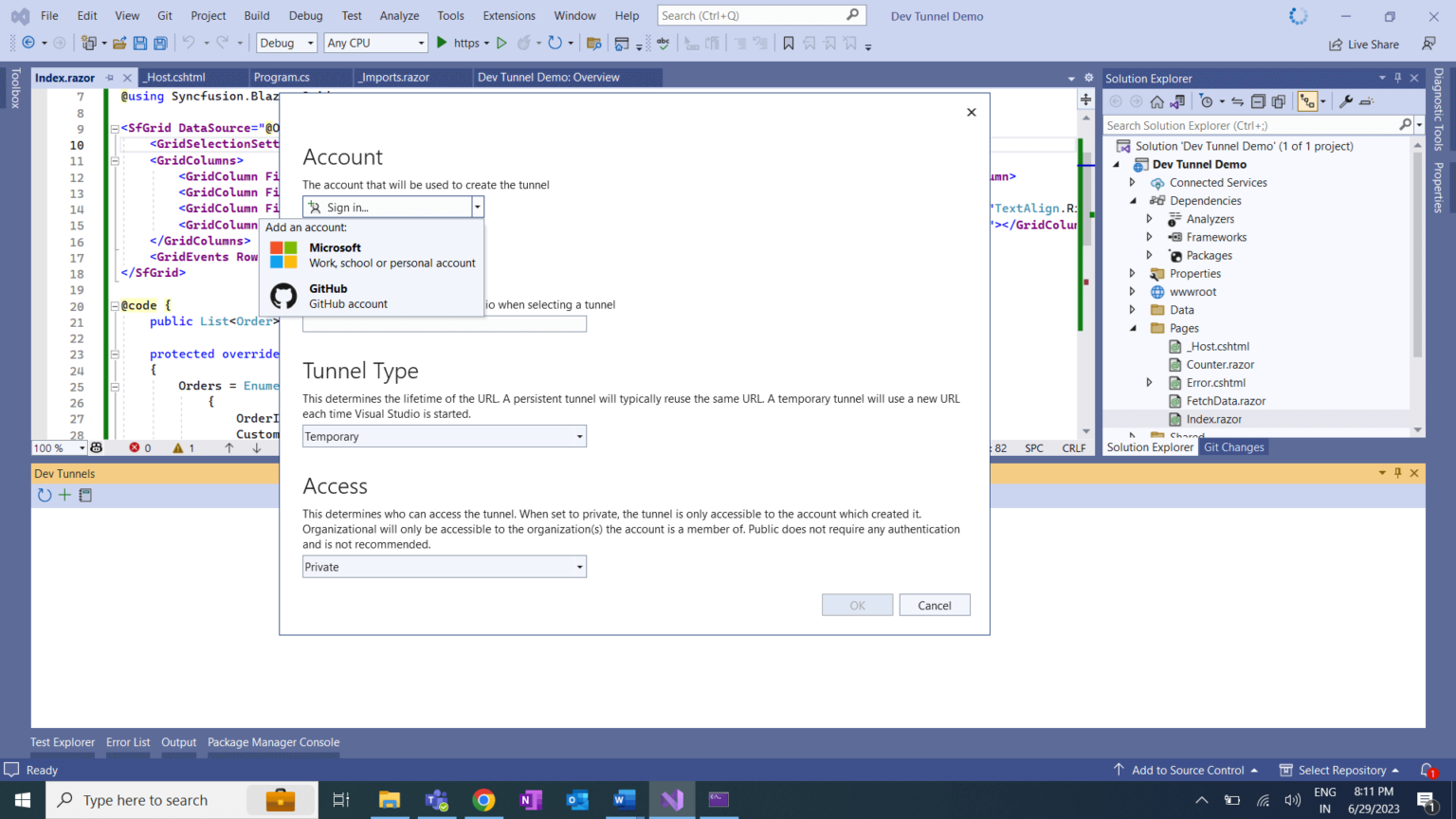 Effortless Remote Debugging with Dev Tunnel in Visual Studio 2022