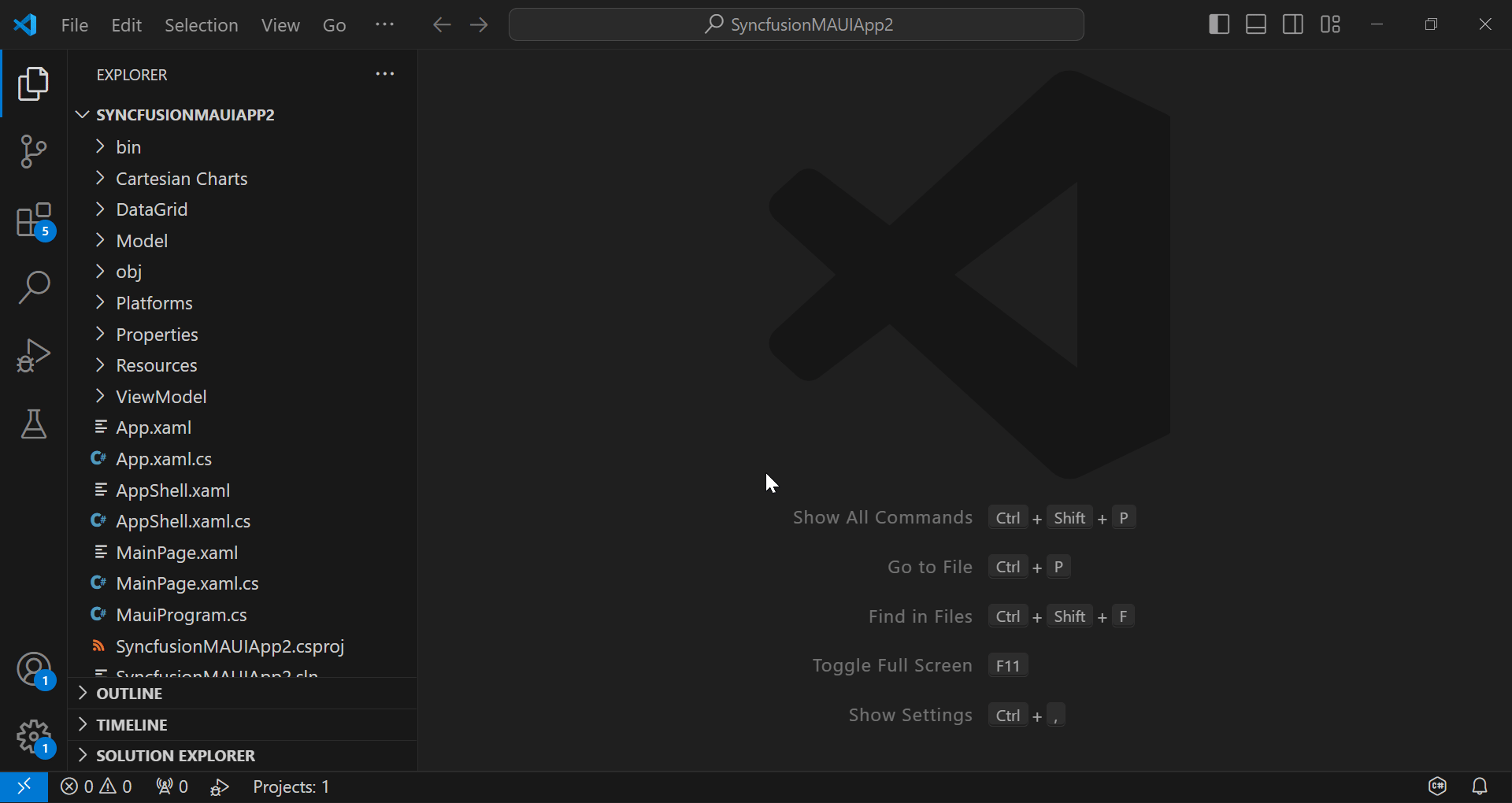 Introducing Syncfusion .NET MAUI Template Studio for Visual Studio Code