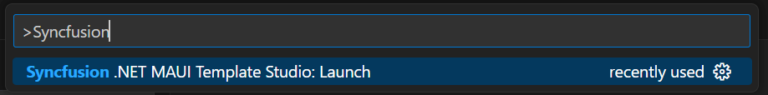 Introducing Syncfusion .NET MAUI Template Studio for Visual Studio Code