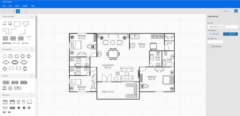 Create Interactive Floor Planner Diagrams using Blazor Diagram Library