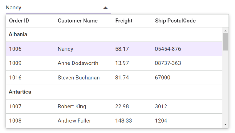 Introducing the New React MultiColumn ComboBox