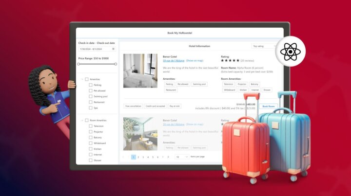 Easily Create a Hotel Room Booking App with React Data Grid