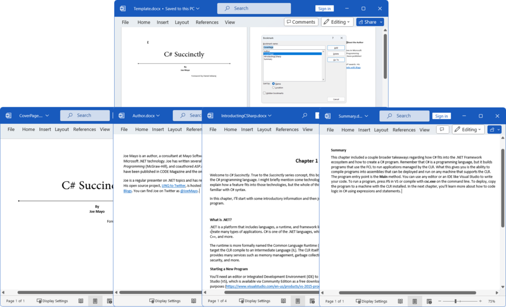 4 Simple Ways to Split Word Documents Using C# | Syncfusion Blogs
