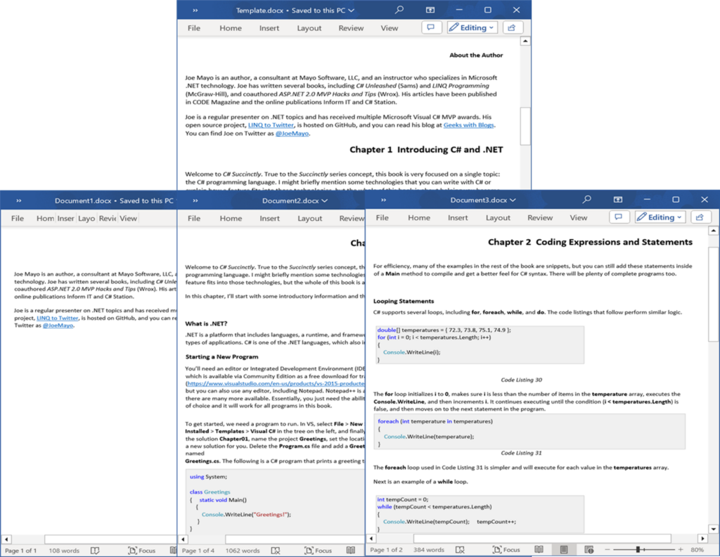 4 Simple Ways to Split Word Documents Using C# | Syncfusion Blogs